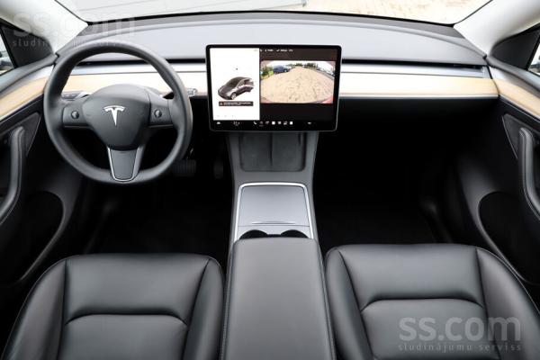 Pelēks Tesla Model Y 2022 Tukums, ar dzinēja tilpumu 0.00 L un nobraukumu 77 tūkst. km par 33000 €, foto 7 vietnē AUTOMOTO.COM.LV