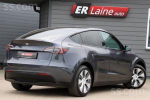 Pelēks Tesla Model Y 2022 Tukums, ar dzinēja tilpumu 0.00 L un nobraukumu 114 tūkst. km par 30000 €, foto 4 vietnē AUTOMOTO.COM.LV