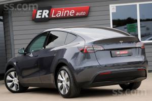 Pelēks Tesla Model Y 2022 Tukums, ar dzinēja tilpumu 0.00 L un nobraukumu 114 tūkst. km par 30000 €, foto 5 vietnē AUTOMOTO.COM.LV