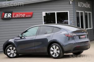 Pelēks Tesla Model Y 2022 Tukums, ar dzinēja tilpumu 0.00 L un nobraukumu 114 tūkst. km par 30000 €, foto 7 vietnē AUTOMOTO.COM.LV