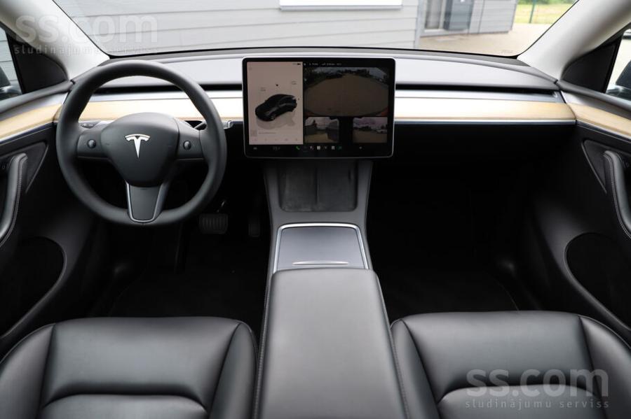 Pelēks Tesla Model Y 2022 Tukums, ar dzinēja tilpumu 0.00 L un nobraukumu 114 tūkst. km par 30000 €, foto 8 vietnē AUTOMOTO.COM.LV