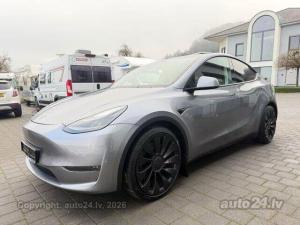 Grey Tesla Model Y 2023 in Tallinn, with an engine capacity of 0.00 L and mileage of 59 thousand km for 39990 €, photo  on AUTOMOTO.COM.LV
