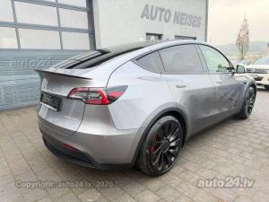 Pelēks Tesla Model Y 2023 Tallina, ar dzinēja tilpumu 0.00 L un nobraukumu 59 tūkst. km par 39990 €, foto 4 vietnē AUTOMOTO.COM.LV