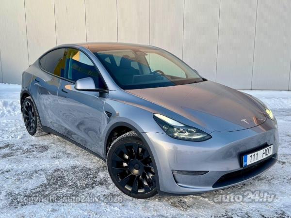 Pelēks Tesla Model Y 2023 Tartu, ar dzinēja tilpumu 0.00 L un nobraukumu 54 tūkst. km par 37200 €, foto 1 vietnē AUTOMOTO.COM.LV