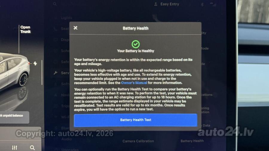 Grey Tesla Model Y 2023 in Tallinn, with an engine capacity of 0.00 L and mileage of 69 thousand km for 36500 €, photo 22 on AUTOMOTO.COM.LV