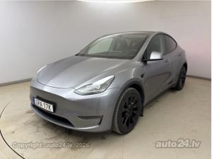 Grey Tesla Model Y 2023 in Tallinn, with an engine capacity of 0.00 L and mileage of 50 thousand km for 40990 €, photo  on AUTOMOTO.COM.LV