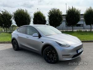 Grey Tesla Model Y 2023 in Tartu, with an engine capacity of 0.00 L and mileage of 22 thousand km for 40300 €, photo 1 on AUTOMOTO.COM.LV