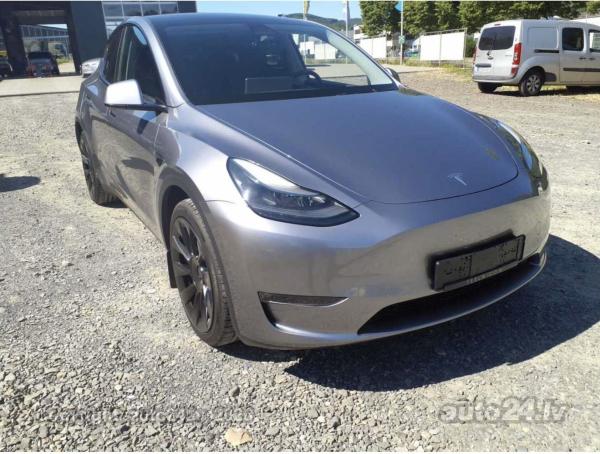 Grey Tesla Model Y 2023 in Tallinn, with an engine capacity of 0.00 L and mileage of 64 thousand km for 39990 €, photo 1 on AUTOMOTO.COM.LV