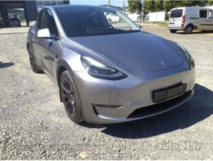 Grey Tesla Model Y 2023 in Tallinn, with an engine capacity of 0.00 L and mileage of 64 thousand km for 39990 €, photo  on AUTOMOTO.COM.LV