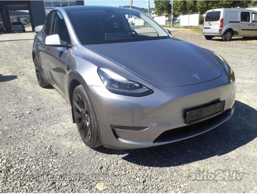 Pelēks Tesla Model Y 2023 Tallina, ar dzinēja tilpumu 0.00 L un nobraukumu 64 tūkst. km par 39990 €, foto 1 vietnē AUTOMOTO.COM.LV