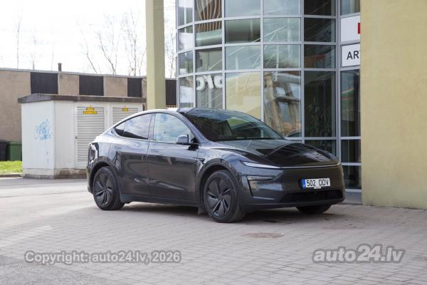Pelēks Tesla Model Y 2025 Tallina, ar dzinēja tilpumu 0.00 L un nobraukumu 27 tūkst. km par 52490 €, foto 2 vietnē AUTOMOTO.COM.LV