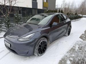 Pelēks Tesla Model Y 2023 Viļņa, ar dzinēja tilpumu 0.00 L un nobraukumu 53 tūkst. km par 28500 €, foto 7 vietnē AUTOMOTO.COM.LV