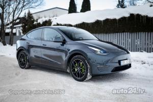 Grey Tesla Model Y 2023 in Tallinn, with an engine capacity of 0.00 L and mileage of 55 thousand km for 32000 €, photo  on AUTOMOTO.COM.LV