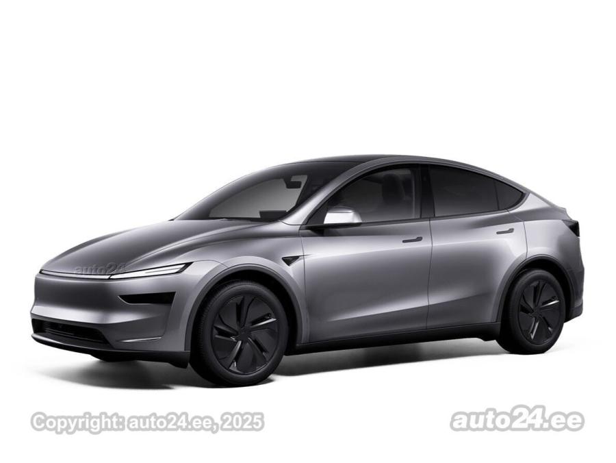 Grey Tesla Model Y 2025 in Tallinn, with an engine capacity of 0.00 L and mileage of 10 thousand km for 62990 €, photo 1 on AUTOMOTO.COM.LV