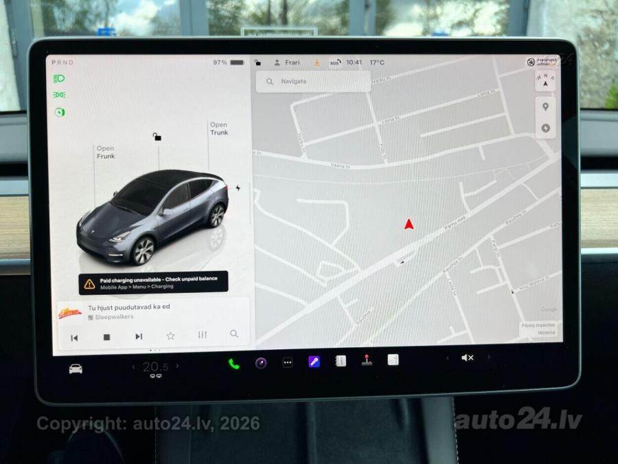 Tesla Model Y 2022 in Tallinn, with an engine capacity of 0.00 L and mileage of 58 thousand km for 36990 €, photo 12 on AUTOMOTO.COM.LV