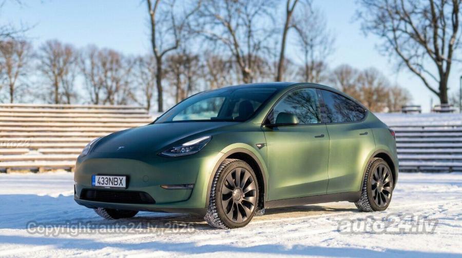 Tesla Model Y 2024 in Tallinn, with an engine capacity of 0.00 L and mileage of 36 thousand km for 45000 €, photo 1 on AUTOMOTO.COM.LV