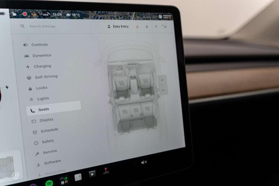 Sarkans Tesla Model Y 2021 Viļņa, ar dzinēja tilpumu 0.00 L un nobraukumu 118 tūkst. km par 31900 €, foto 25 vietnē AUTOMOTO.COM.LV