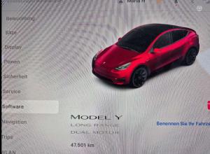 Red Tesla Model Y 2023 in Klaipeda, with an engine capacity of 0.00 L and mileage of 48 thousand km for 11700 €, photo 8 on AUTOMOTO.COM.LV