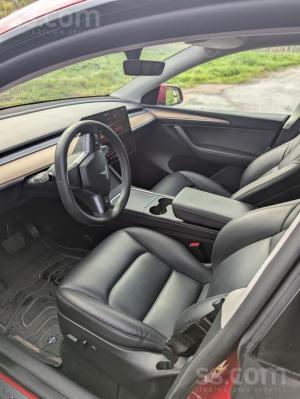 Sarkans Tesla Model Y 2023 Rīga, ar dzinēja tilpumu 0.00 L un nobraukumu 53 tūkst. km par 37000 €, foto 8 vietnē AUTOMOTO.COM.LV