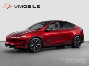Sarkans Tesla Model Y 2026 Rīga, ar dzinēja tilpumu 0.00 L un nobraukumu 10 tūkst. km par 73840 €, foto  vietnē AUTOMOTO.COM.LV