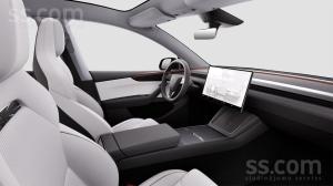 Sarkans Tesla Model Y 2026 Rīga, ar dzinēja tilpumu 0.00 L un nobraukumu 10 tūkst. km par 73840 €, foto 5 vietnē AUTOMOTO.COM.LV