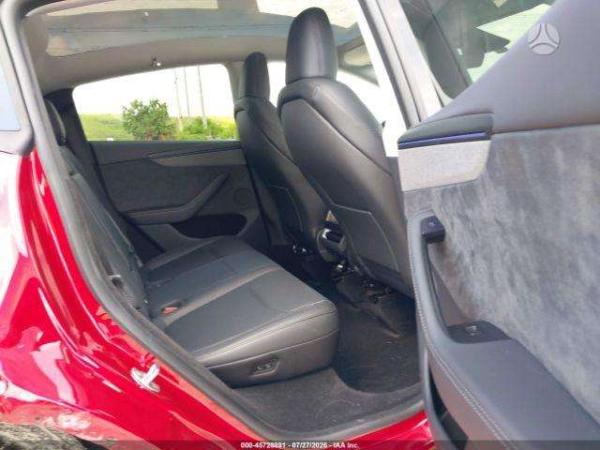 Red Tesla Model Y 2026 in Klaipeda, with an engine capacity of 0.00 L and mileage of 9 thousand km for 7100 €, photo 8 on AUTOMOTO.COM.LV