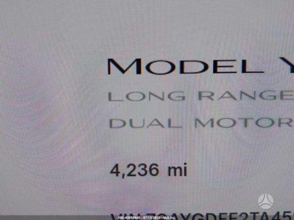Sarkans Tesla Model Y 2026 Klaipėda, ar dzinēja tilpumu 0.00 L un nobraukumu 4 tūkst. km par 20700 €, foto 8 vietnē AUTOMOTO.COM.LV