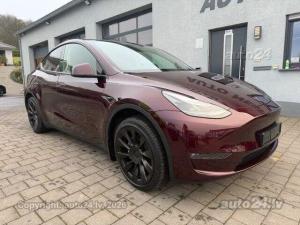 Sarkans Tesla Model Y 2023 Tallina, ar dzinēja tilpumu 0.00 L un nobraukumu 54 tūkst. km par 39990 €, foto 2 vietnē AUTOMOTO.COM.LV