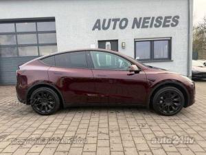 Sarkans Tesla Model Y 2023 Tallina, ar dzinēja tilpumu 0.00 L un nobraukumu 54 tūkst. km par 39990 €, foto 7 vietnē AUTOMOTO.COM.LV