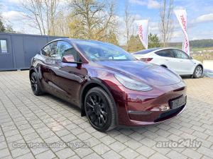 Sarkans Tesla Model Y 2023 Tartu, ar dzinēja tilpumu 0.00 L un nobraukumu 55 tūkst. km par 39999 €, foto  vietnē AUTOMOTO.COM.LV