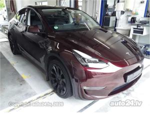 Sarkans Tesla Model Y 2023 Tallina, ar dzinēja tilpumu 0.00 L un nobraukumu 58 tūkst. km par 41990 €, foto 3 vietnē AUTOMOTO.COM.LV