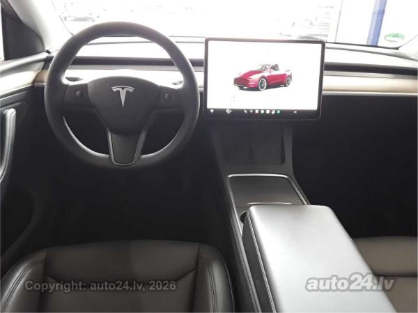 Sarkans Tesla Model Y 2023 Tallina, ar dzinēja tilpumu 0.00 L un nobraukumu 58 tūkst. km par 41990 €, foto 5 vietnē AUTOMOTO.COM.LV