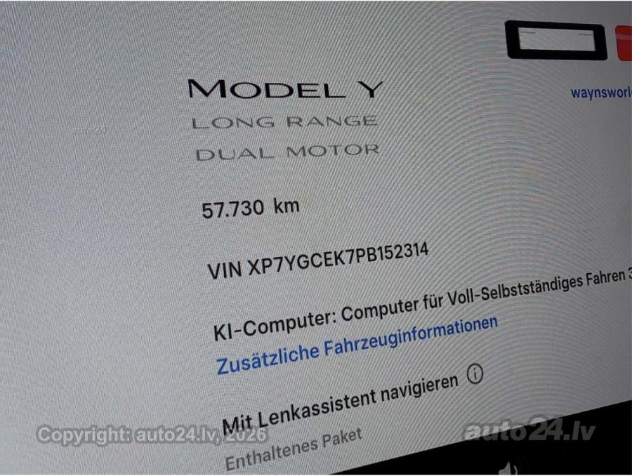 Sarkans Tesla Model Y 2023 Tallina, ar dzinēja tilpumu 0.00 L un nobraukumu 58 tūkst. km par 41990 €, foto 11 vietnē AUTOMOTO.COM.LV