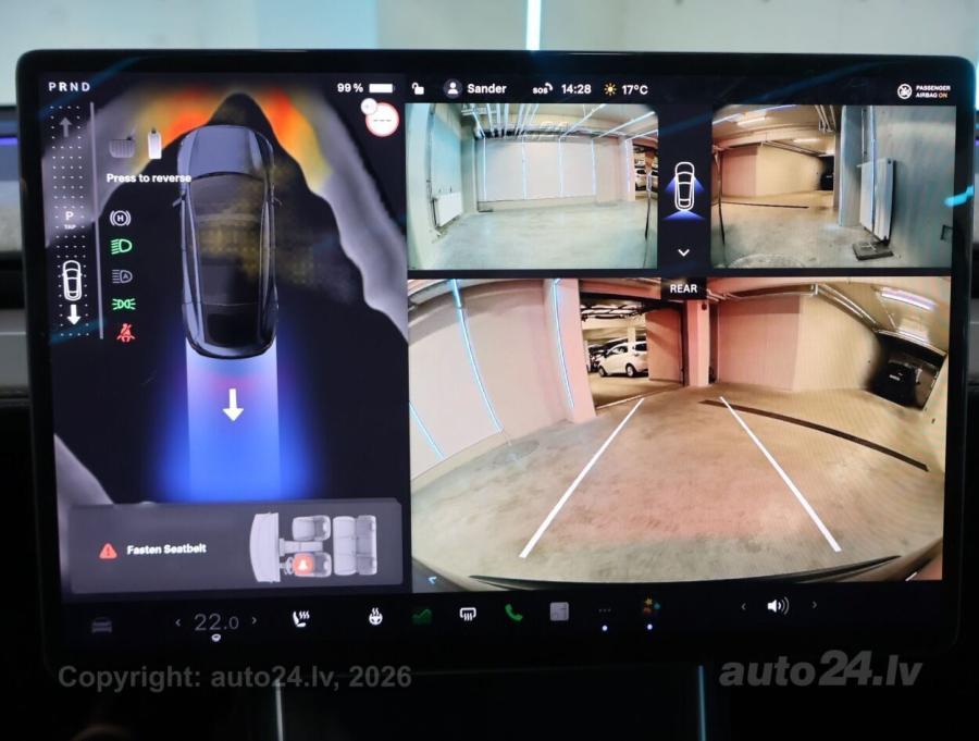 Tesla Model Y 2026 in Tallinn, with an engine capacity of 0.00 L and mileage of 8 thousand km for 62990 €, photo 25 on AUTOMOTO.COM.LV