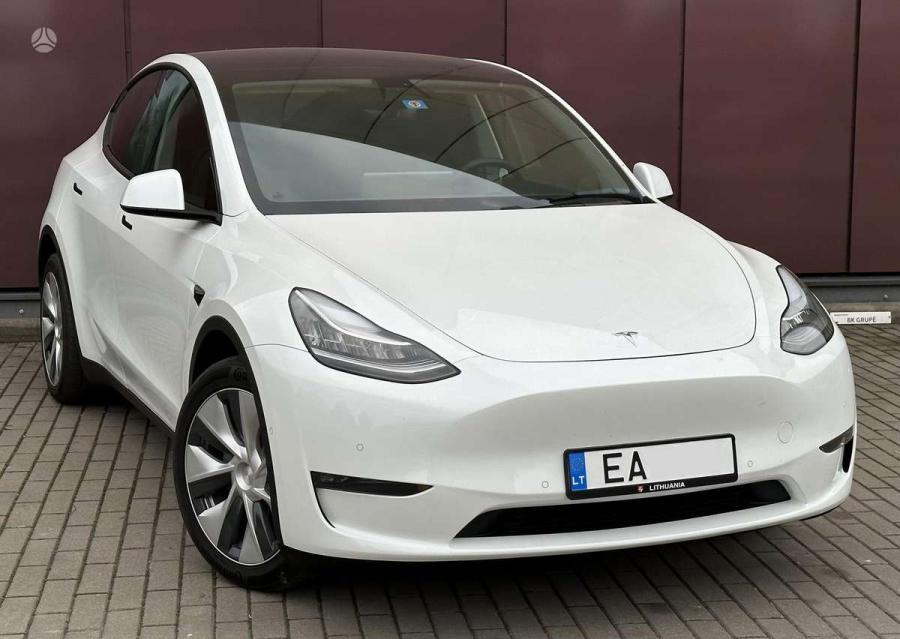 Белый Тесла Модель Y 2020 в Каунас, объемом двигателя 0.00 л и пробегом 91 тыс. км за 24900 €, фото 4 на AUTOMOTO.COM.LV