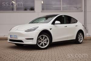Balts Tesla Model Y 2020 Rīga, ar dzinēja tilpumu 0.00 L un nobraukumu 73 tūkst. km par 28995 €, foto 1 vietnē AUTOMOTO.COM.LV