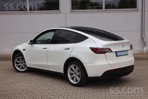 Balts Tesla Model Y 2020 Rīga, ar dzinēja tilpumu 0.00 L un nobraukumu 73 tūkst. km par 28995 €, foto 6 vietnē AUTOMOTO.COM.LV