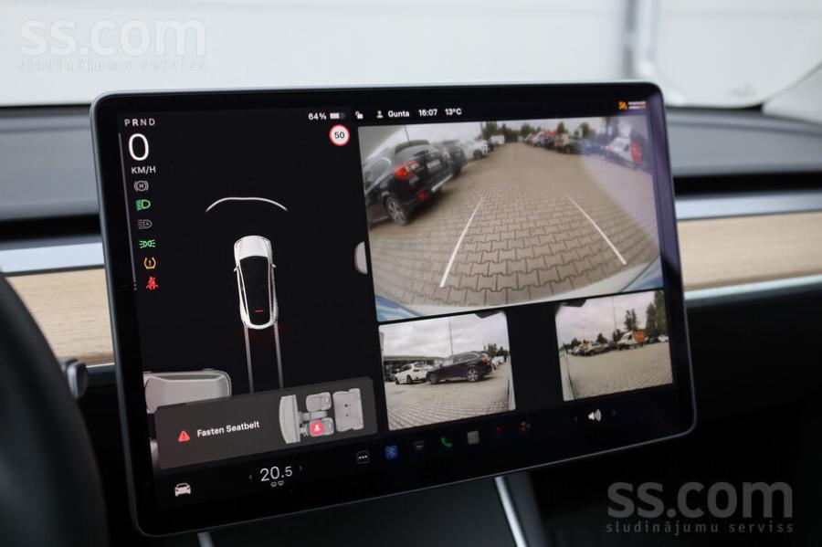 Balts Tesla Model Y 2020 Rīga, ar dzinēja tilpumu 0.00 L un nobraukumu 73 tūkst. km par 28995 €, foto 20 vietnē AUTOMOTO.COM.LV