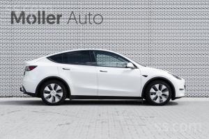 Balts Tesla Model Y 2021 Rīga, ar dzinēja tilpumu 0.00 L un nobraukumu 71 tūkst. km par 32150 €, foto 6 vietnē AUTOMOTO.COM.LV