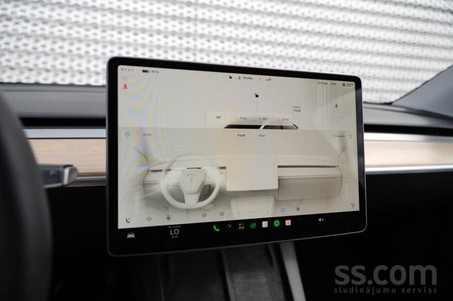 Balts Tesla Model Y 2021 Rīga, ar dzinēja tilpumu 0.00 L un nobraukumu 71 tūkst. km par 32150 €, foto 12 vietnē AUTOMOTO.COM.LV