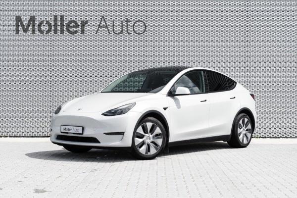 Balts Tesla Model Y 2021 Mārupe, ar dzinēja tilpumu 0.00 L un nobraukumu 71 tūkst. km par 32150 €, foto  vietnē AUTOMOTO.COM.LV
