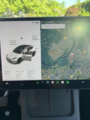 Balts Tesla Model Y 2021 Alīta, ar dzinēja tilpumu 0.00 L un nobraukumu 98 tūkst. km par 28200 €, foto 13 vietnē AUTOMOTO.COM.LV