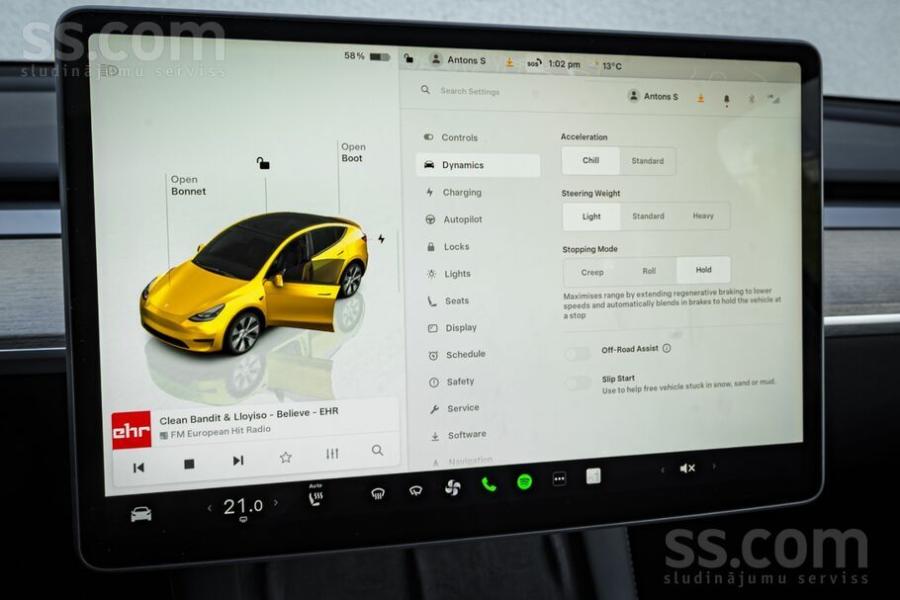 Белый Тесла Модель Y 2022 в Рига, объемом двигателя 0.00 л и пробегом 0 тыс. км за 30550 €, фото 26 на AUTOMOTO.COM.LV