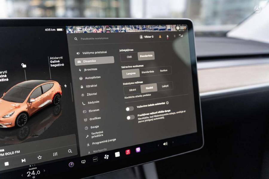 Белый Тесла Модель Y 2022 в Вильнюс, объемом двигателя 0.00 л и пробегом 160 тыс. км за 29500 €, фото 22 на AUTOMOTO.COM.LV