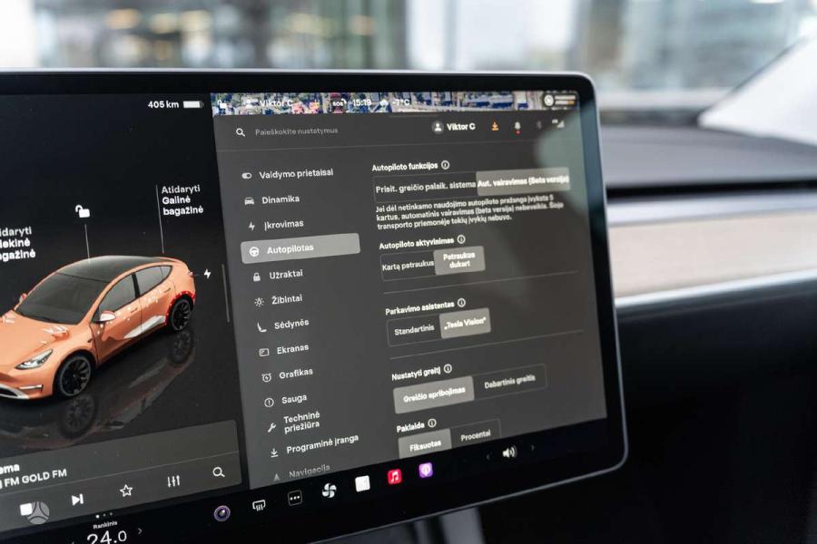 Белый Тесла Модель Y 2022 в Вильнюс, объемом двигателя 0.00 л и пробегом 160 тыс. км за 29500 €, фото 23 на AUTOMOTO.COM.LV
