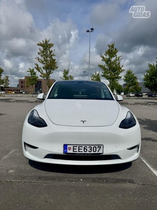 Balts Tesla Model Y 2022 Klaipėda, ar dzinēja tilpumu 0.00 L un nobraukumu 69 tūkst. km par 28900 €, foto 9 vietnē AUTOMOTO.COM.LV