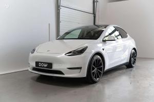 Белый Тесла Модель Y 2022 в Вильнюс, объемом двигателя 0.00 л и пробегом 50 тыс. км за 36900 €, фото 3 на AUTOMOTO.COM.LV