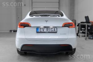 Balts Tesla Model Y 2022 Rīga, ar dzinēja tilpumu 0.00 L un nobraukumu 112 tūkst. km par 32740 €, foto 7 vietnē AUTOMOTO.COM.LV