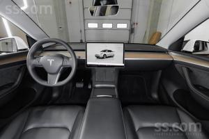 Balts Tesla Model Y 2022 Rīga, ar dzinēja tilpumu 0.00 L un nobraukumu 112 tūkst. km par 32740 €, foto 12 vietnē AUTOMOTO.COM.LV