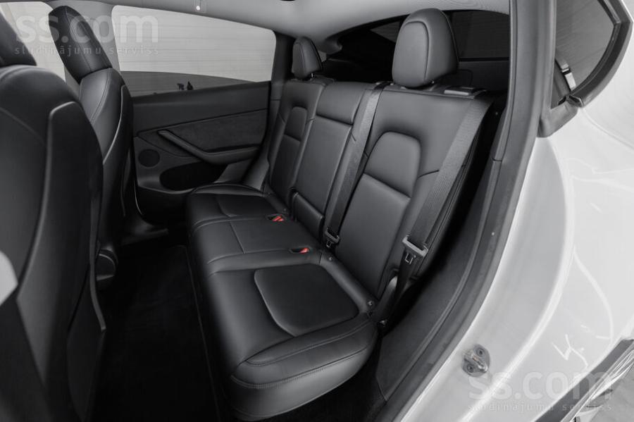 Balts Tesla Model Y 2022 Rīga, ar dzinēja tilpumu 0.00 L un nobraukumu 112 tūkst. km par 32740 €, foto 16 vietnē AUTOMOTO.COM.LV
